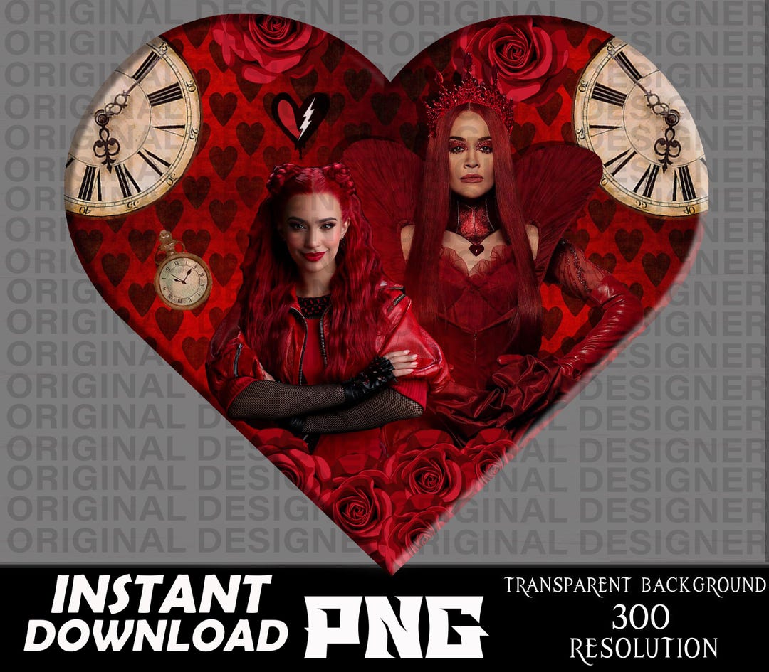 Descendants Red, Descendants Red Png, Rebel Heart Png, Descendants Red ...