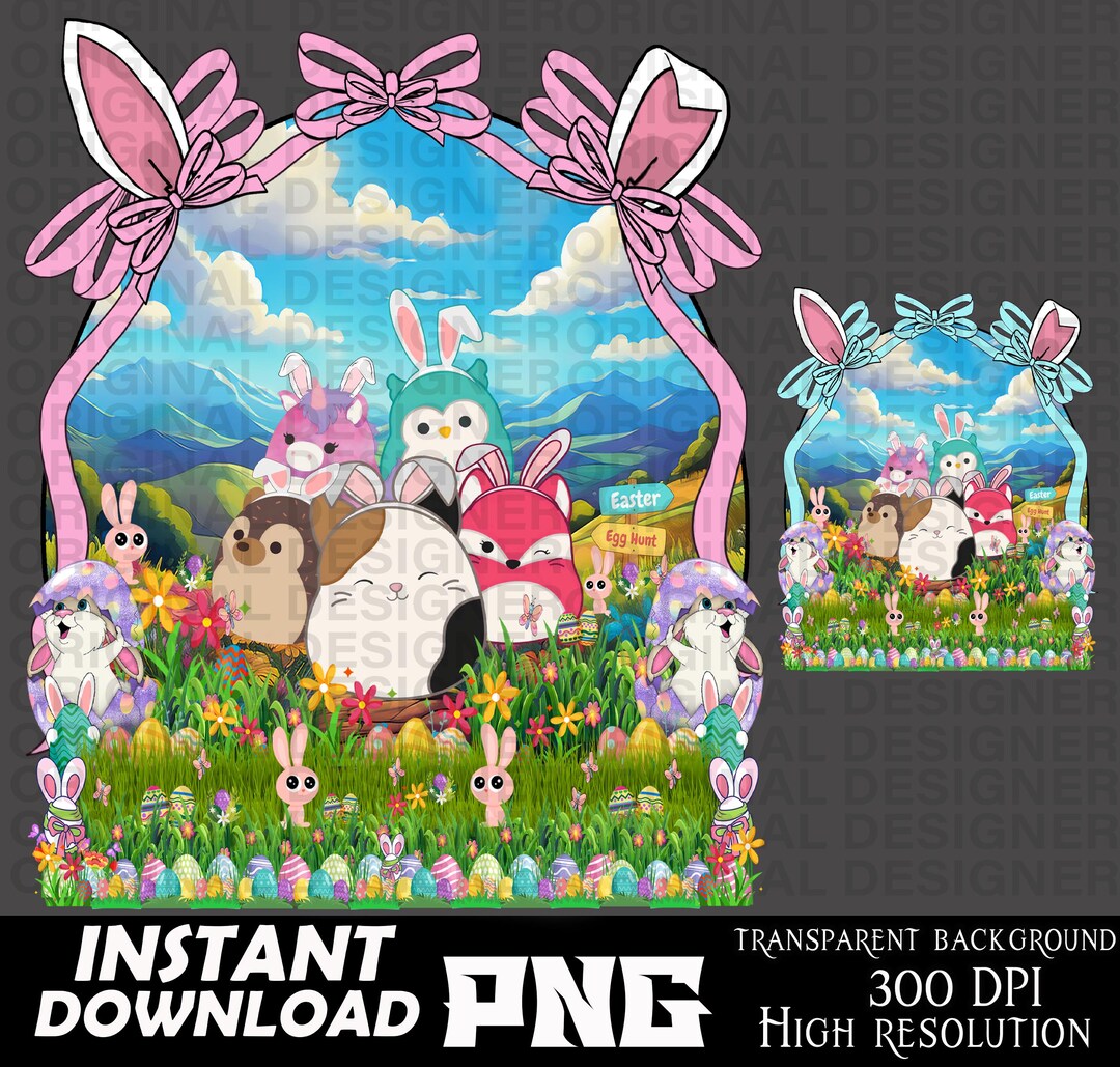 Easter Squishy Marshmallows Printable Png, Easter Squishy Marshmallows ...