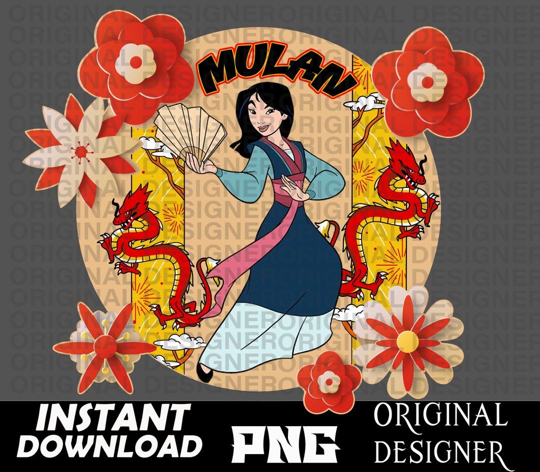 Mulan Png, Mulan Shirt, Mulan Birthday, Mulan Cricut, Princess Mulan ...