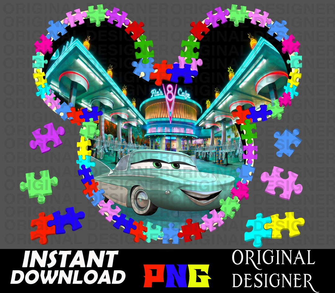 Cars, Lightning Mcqueen, Autism, Lightning Mcqueen Png, Sublimation ...