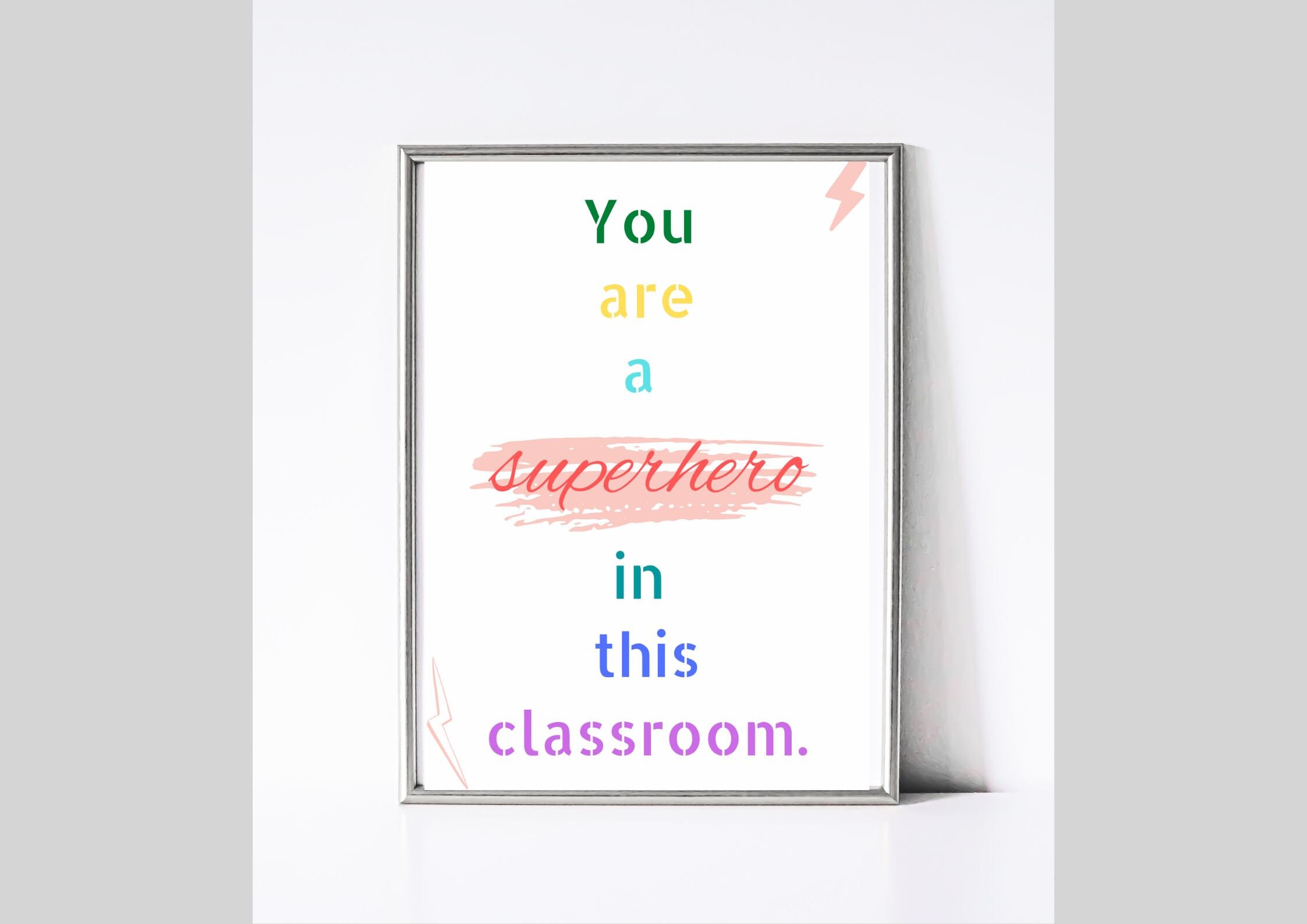 Classroom Poster Classroom Quotes Playroom Digital Print - Etsy