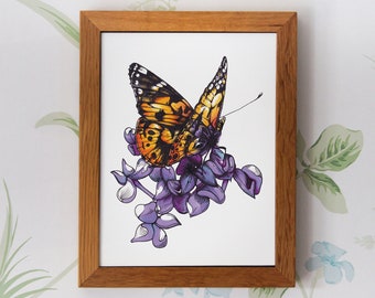 Butterfly Mixed Media - Etsy