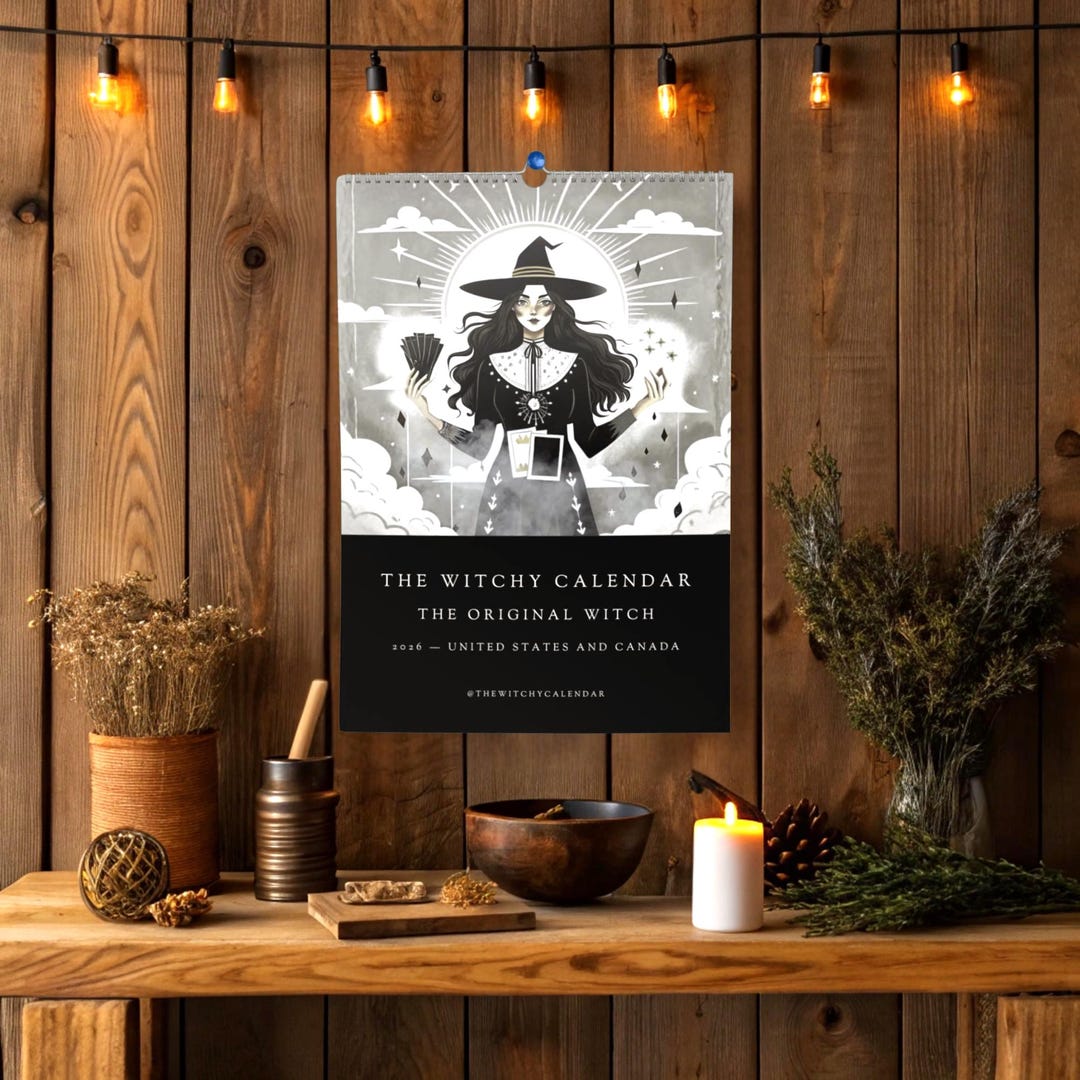Witch Calendar 2026: Witchy Pagan Wall Calendar, the USA and Canada - Etsy