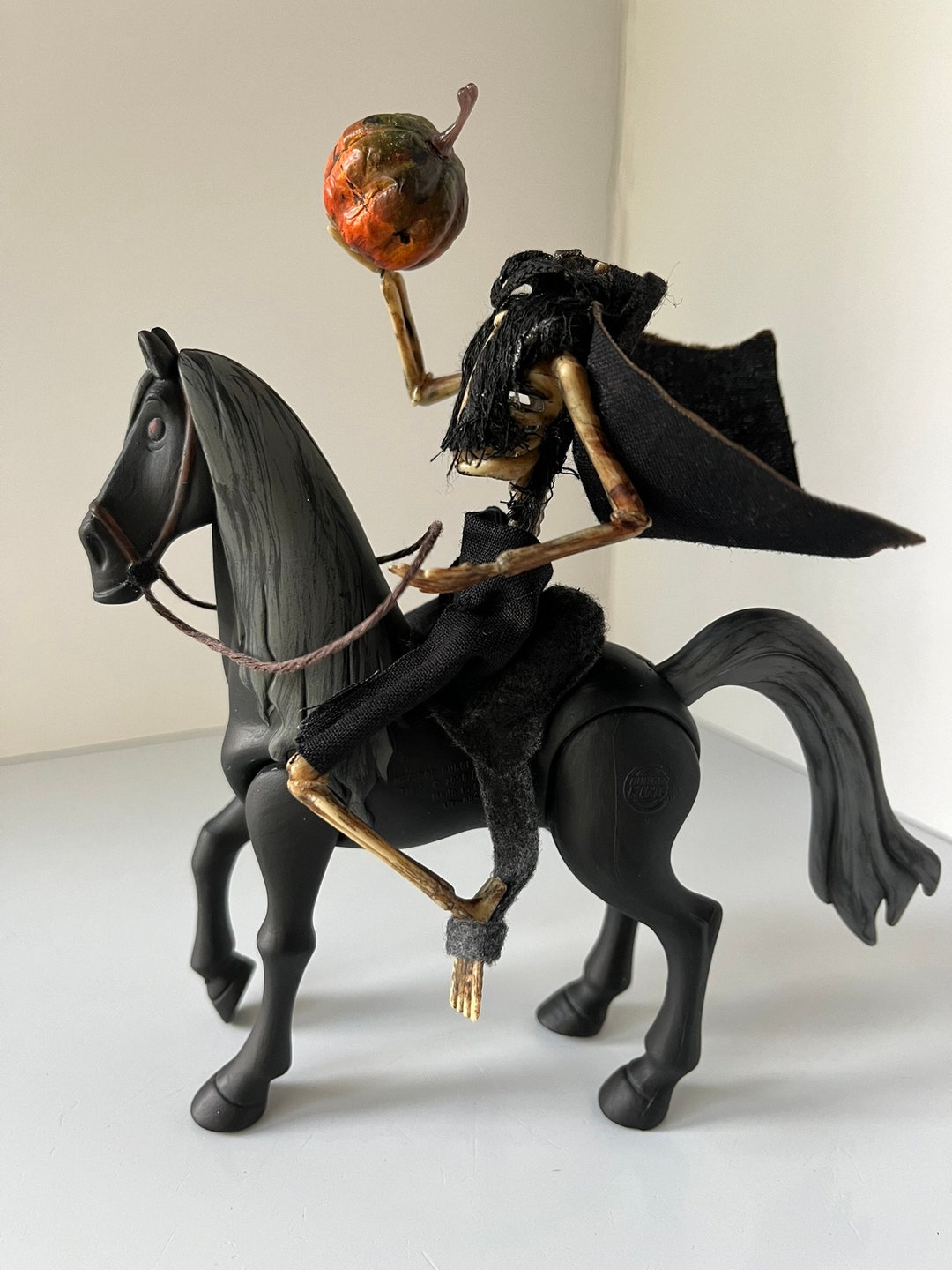 Miniature Skeleton Headless Horseman - Etsy