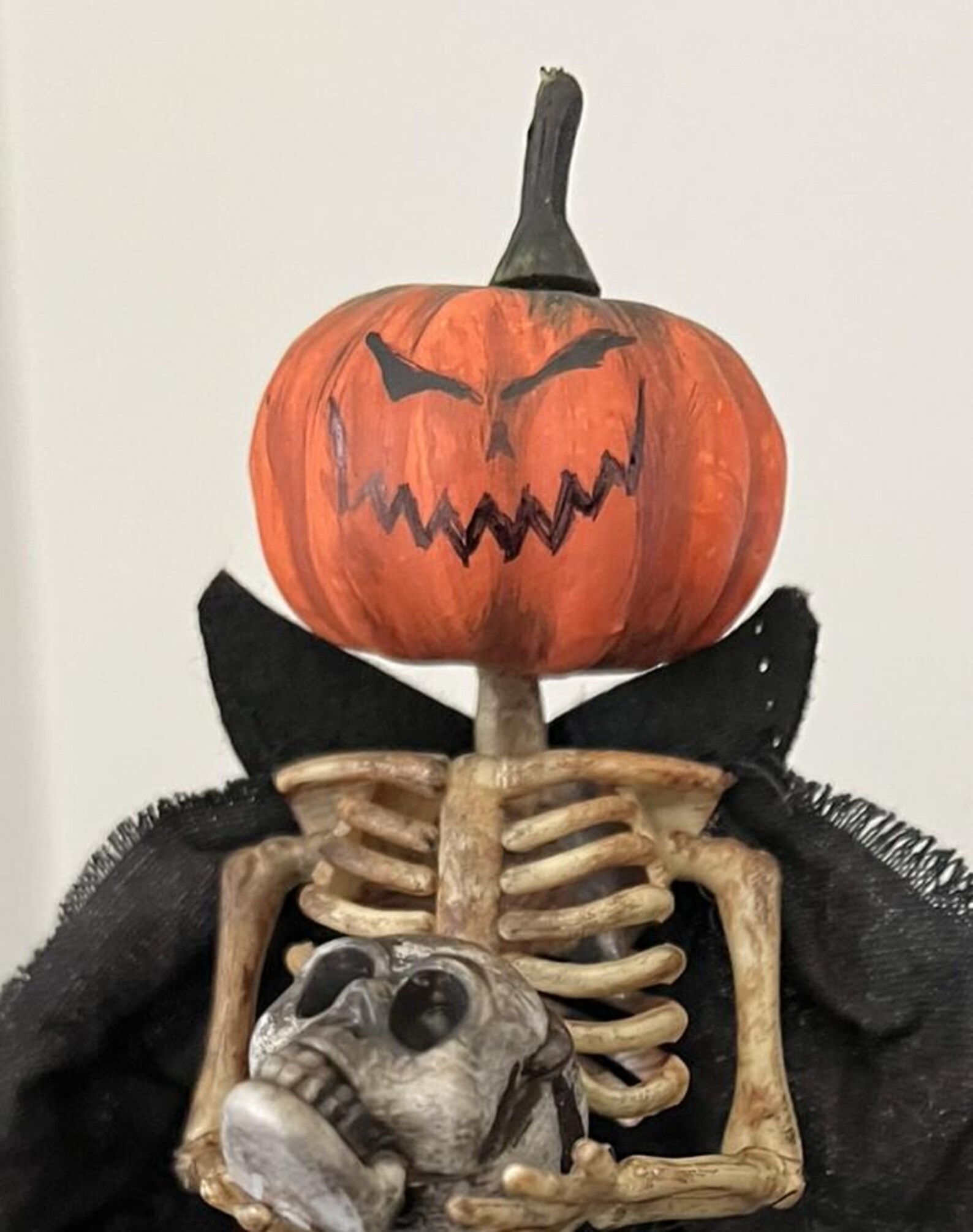 Miniature Pumpkin Head Skeleton II - Etsy