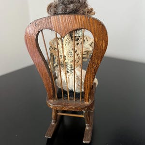 Miniature Skeleton Lady Weeping on Rocker - Etsy