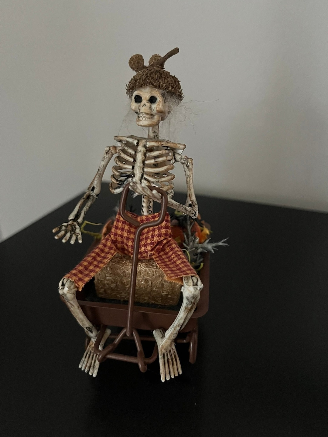 Miniature Skeleton Riding in Wagon - Etsy