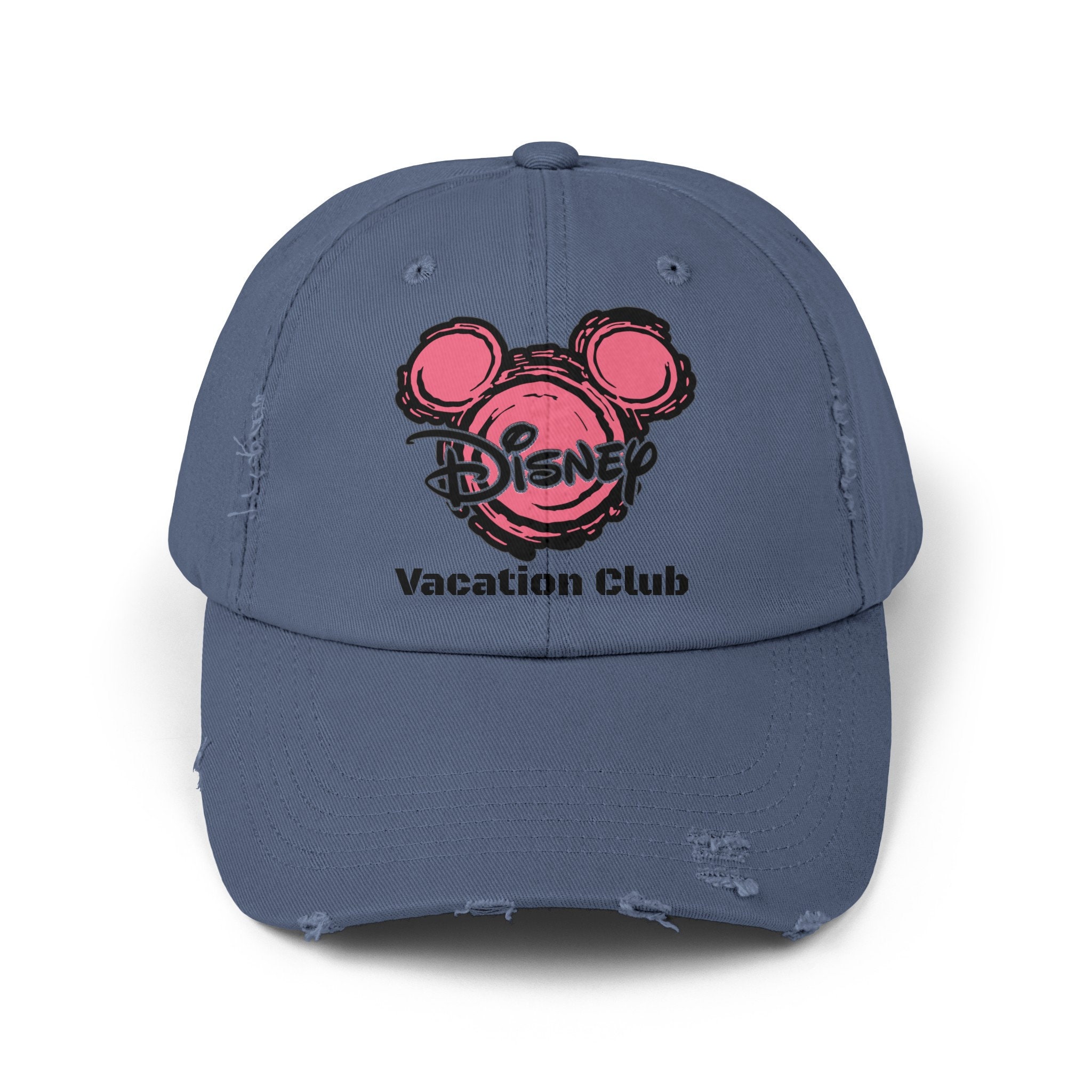 Disney Vacation Club DVC Mickey Mouse Unisex Distressed Cap Hat - Etsy