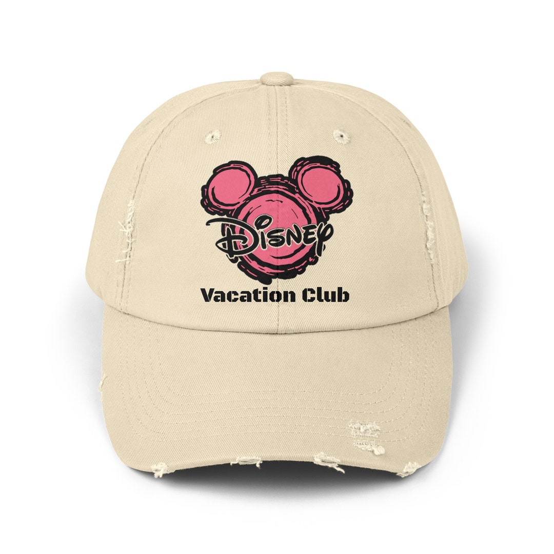 Disney Vacation Club DVC Mickey Mouse Unisex Distressed Cap Hat - Etsy