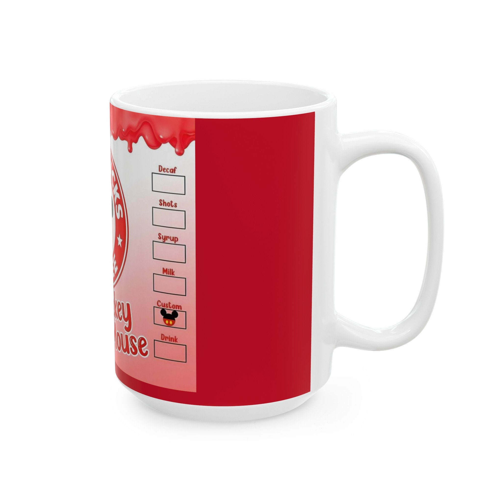 Disney Vacation Club DVC Mickey Mouse Starbucks Ceramic Mug, Larger 15 ...