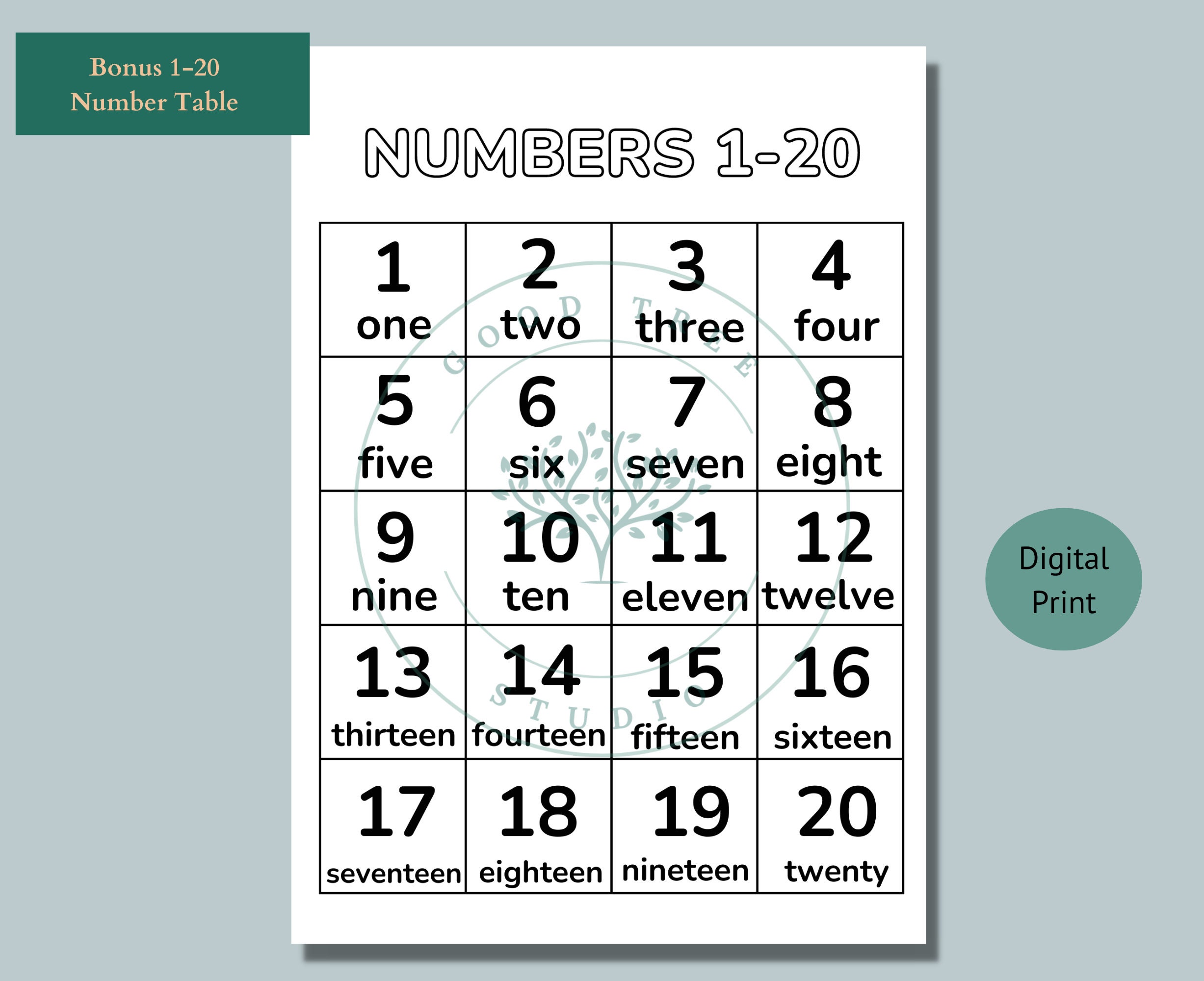 20 Printable Numbers Coloring Pages, Coloring Page, Preschool ...