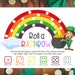 Printable Reward Punch Cards for Kids Rainbow Polkadot Incentive Reward ...