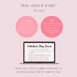 Valentines Day Trivia Printable Game, Printable Valentines Day Party ...