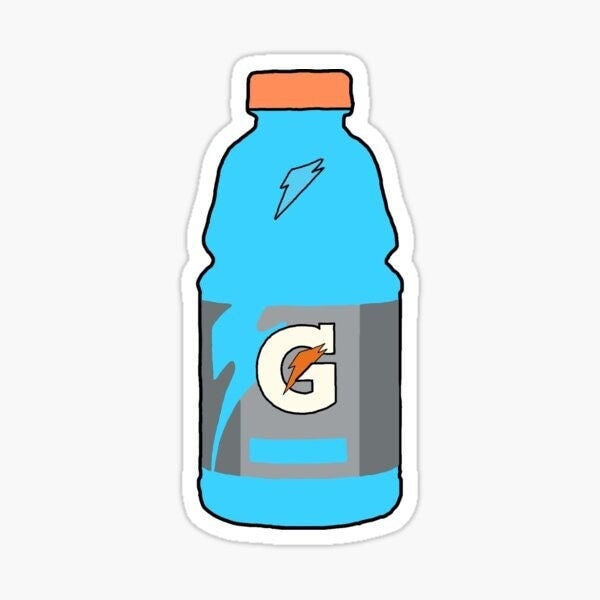 Blue Gatorade Clipart
