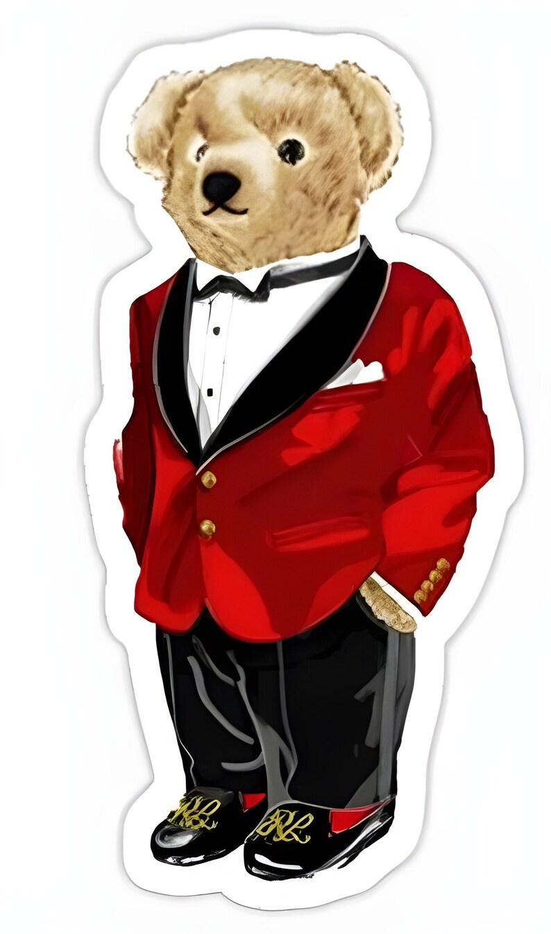 Polo Bear Ralph Lauren Sticker Laptop Sticker Bumper - Etsy
