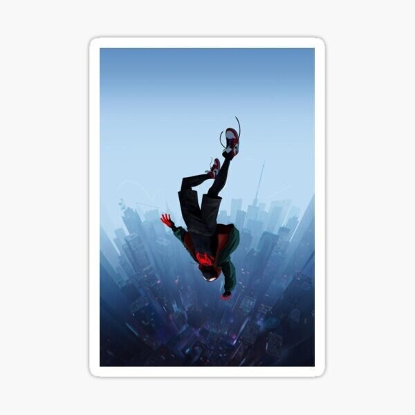Miles Morales Sticker for Laptop - Etsy