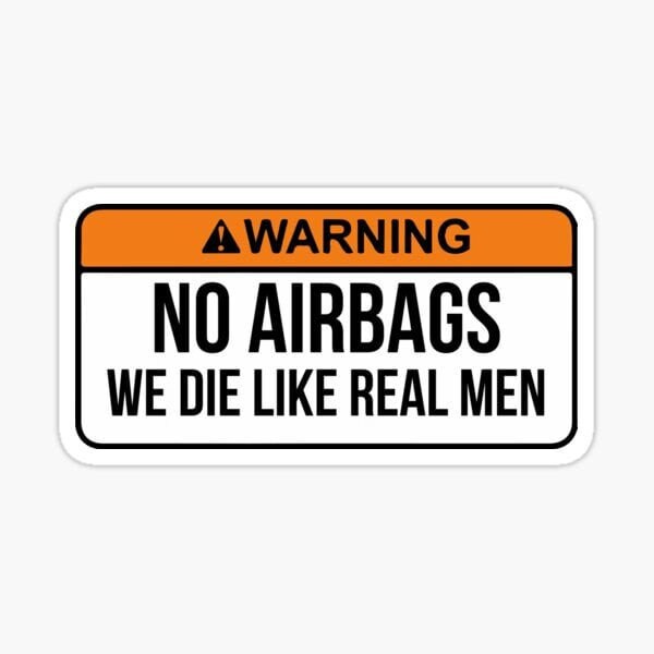 Warning Airbag Stickers - Etsy UK