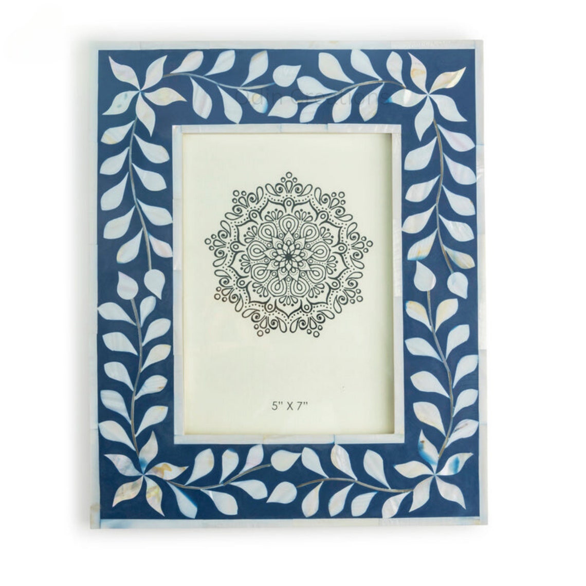 Inlay Handmade Frame, Handcrafted Bone Inlay Picture Frame, Mother of ...