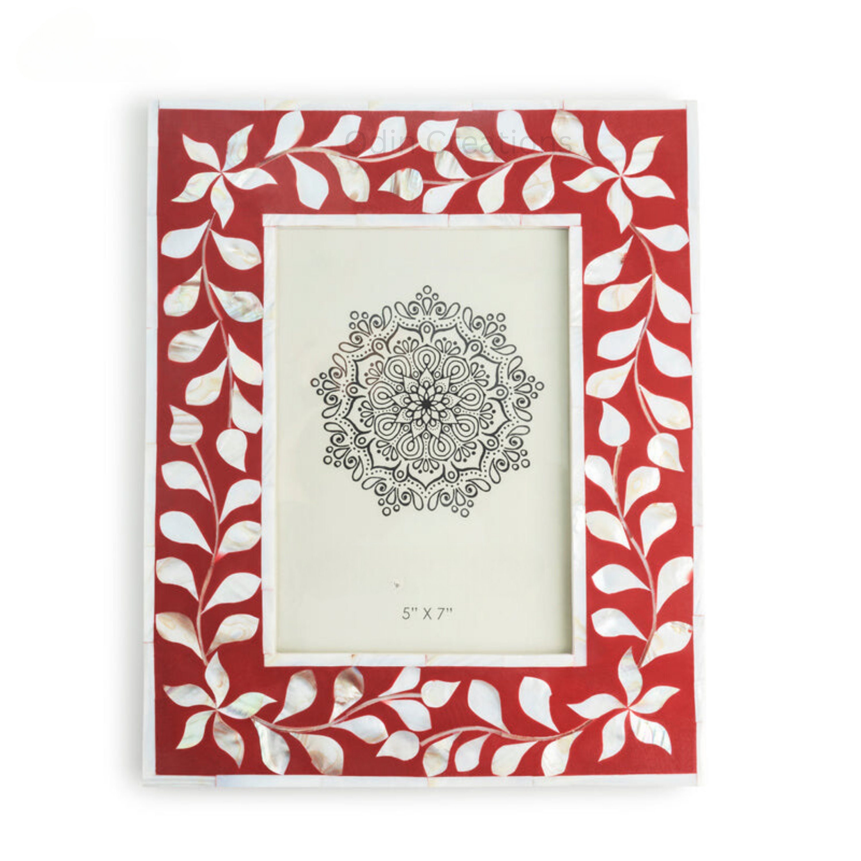 Inlay Handmade Frame, Handcrafted Bone Inlay Picture Frame, Mother of ...