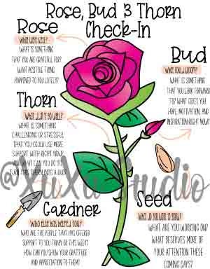 Rose, Bud, Thorn - Etsy