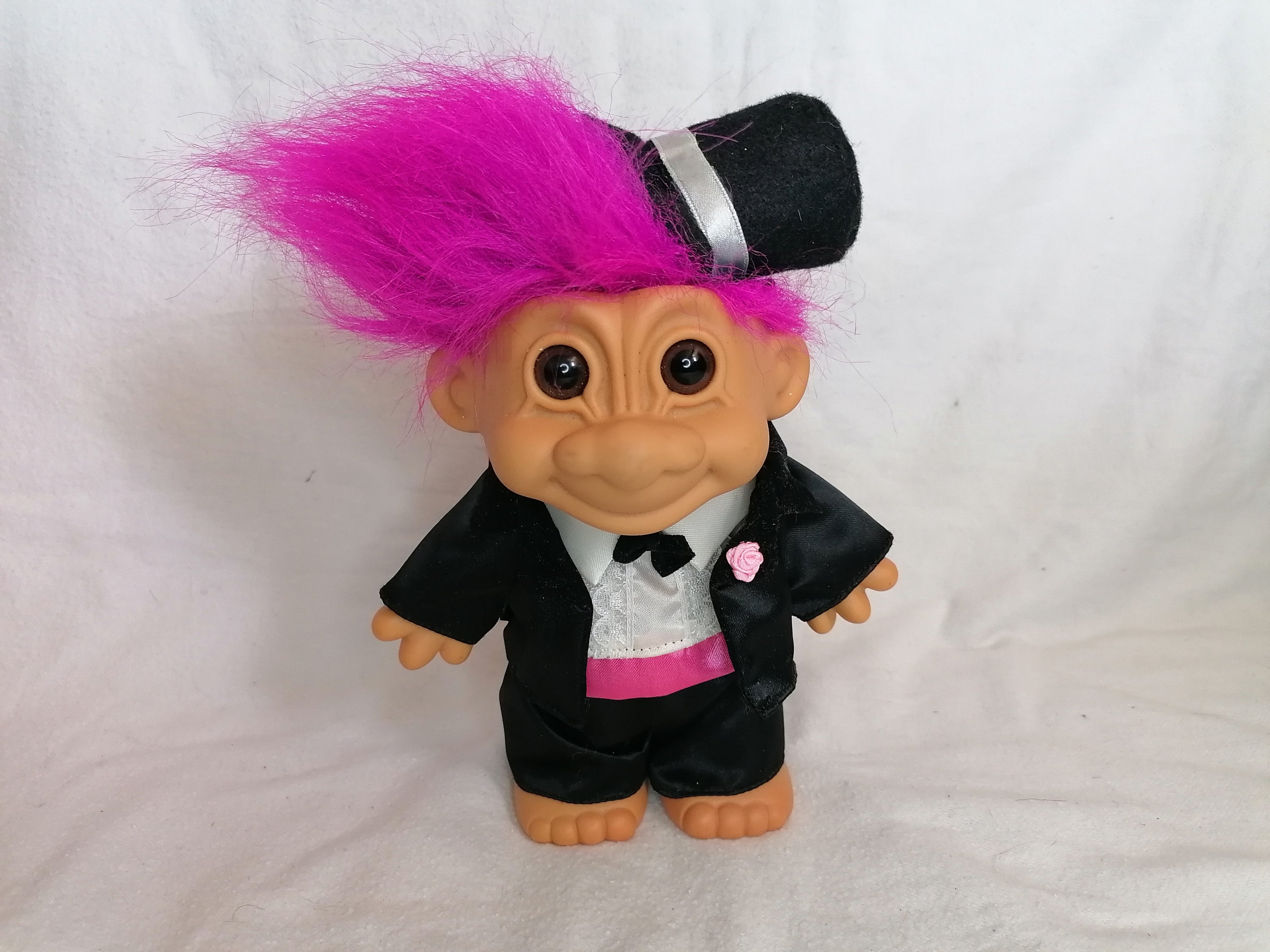 1992 Vintage Russ Groom Wedding Day Troll With Pink Hair. - Etsy