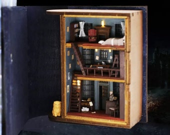 Book Nook Wizard - Etsy