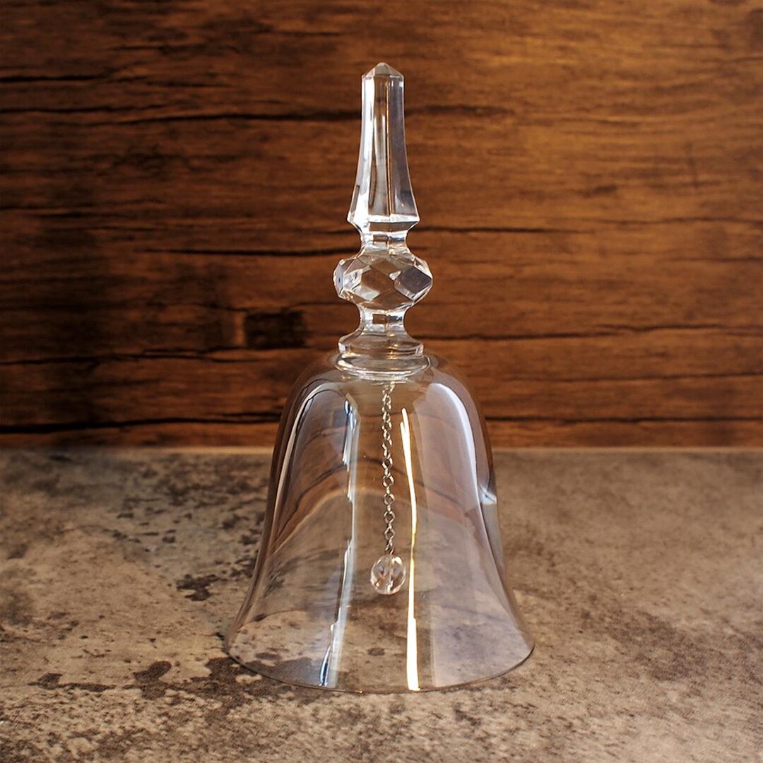 Personalised Glass Laura Hand Bell - Hand Made Retirement, Wellness ...