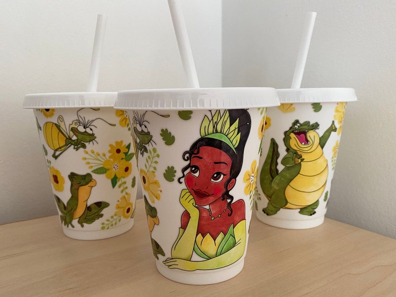 Princess & the Frog Cup Cup Water Juice Kids Childrens Cup Cold Drinks ...