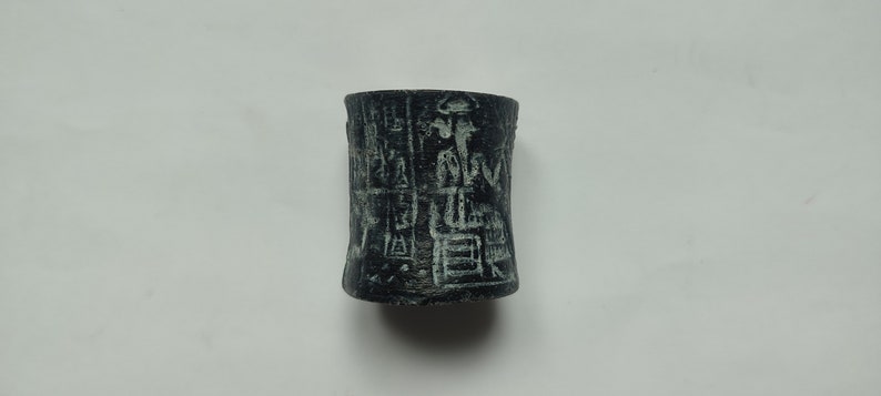 Sumerian Seal Va 243 Impression and Cylinder Seal : Showing the 13 ...