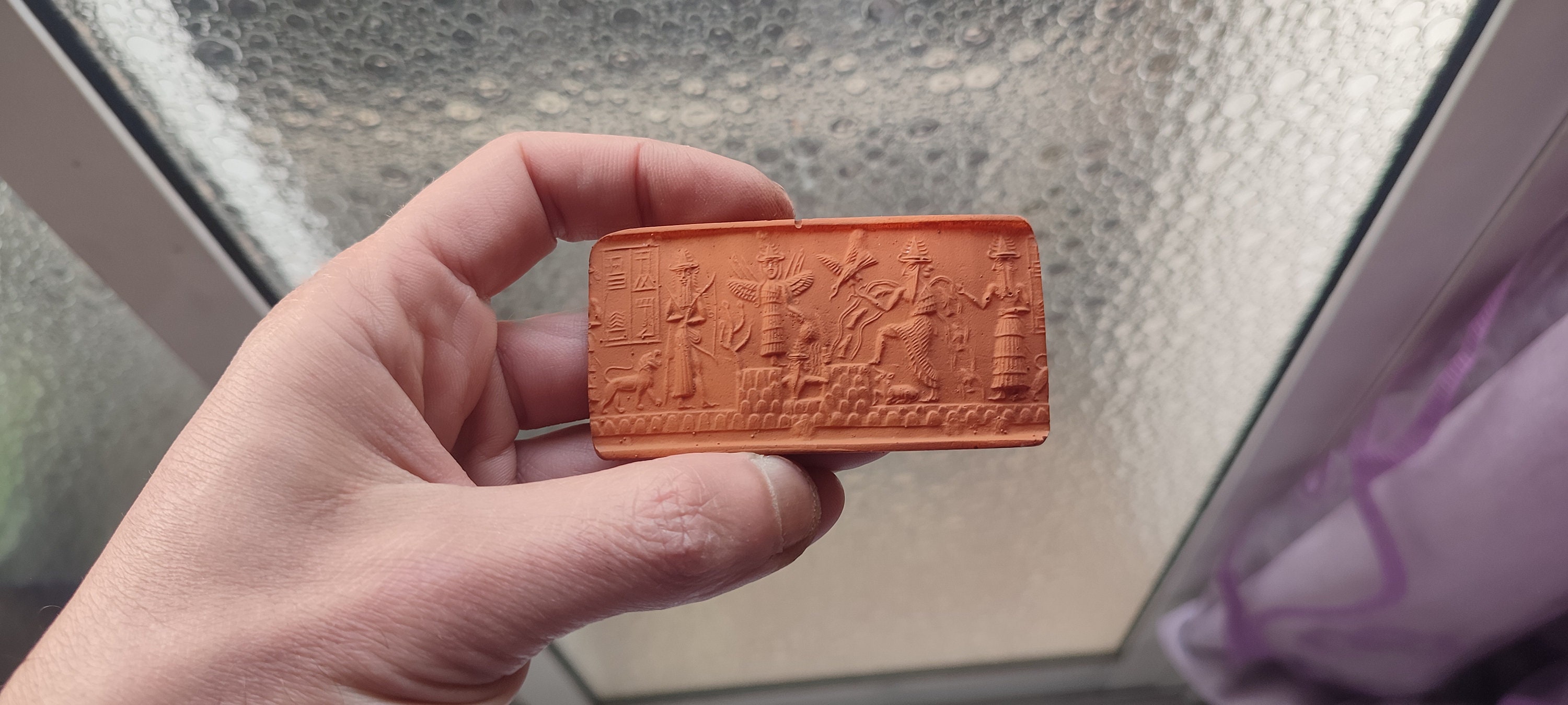 The Adda Seal, Ancient Sumerian Impression 2500 BC - Etsy