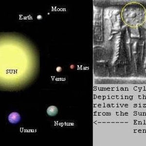 Sumerian Seal Va 243 Impression and Cylinder Seal : Showing the 13 ...