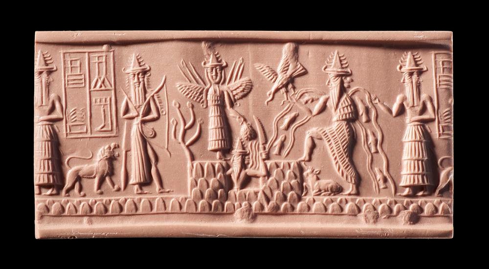 The Adda Seal Ancient Sumerian Cylinder Seal - Etsy
