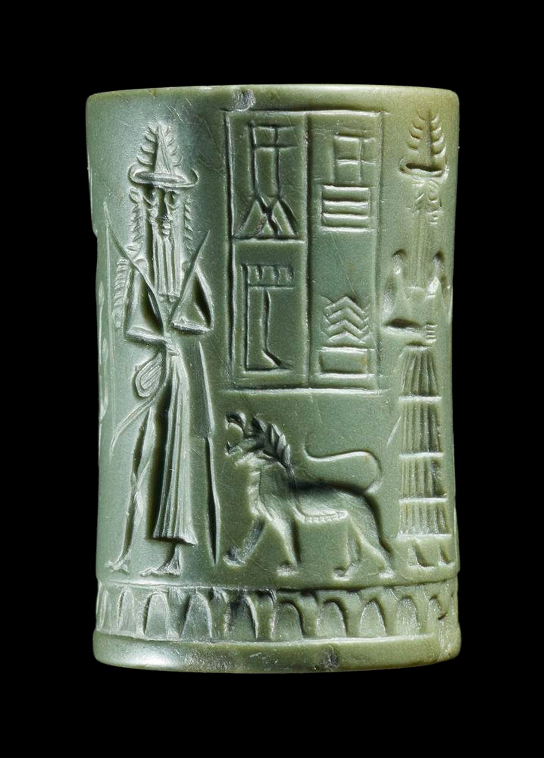 The Adda Seal Ancient Sumerian Cylinder Seal - Etsy