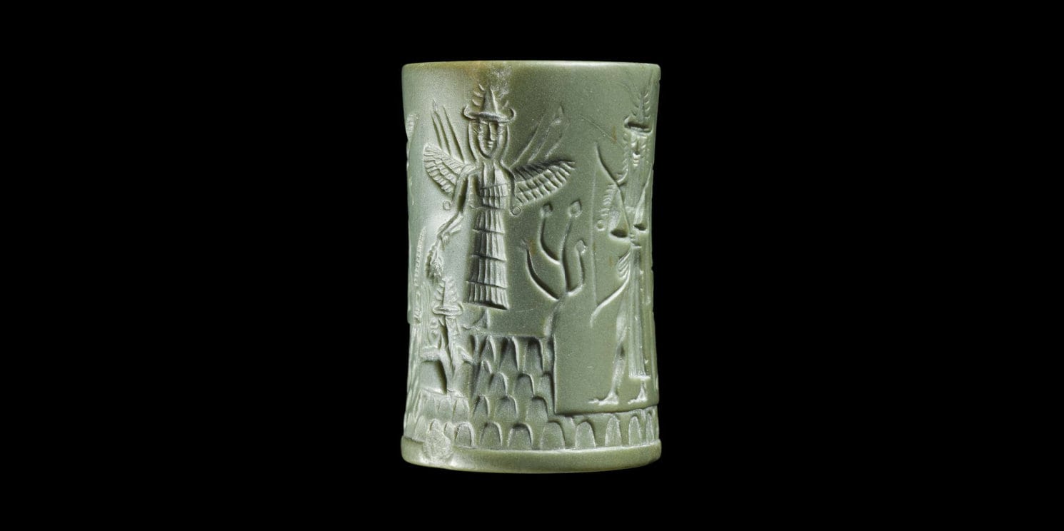 The Adda Seal Ancient Sumerian Cylinder Seal - Etsy