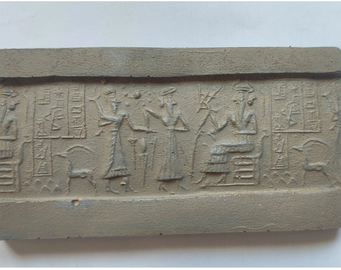 THE MOST CONTROVERSIAL Sumerian Seal Va 243 Impression : Showing the 13 ...