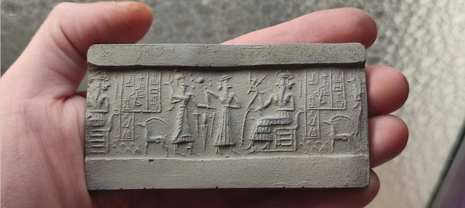 THE MOST CONTROVERSIAL Sumerian Seal Va 243 Impression : Showing the 13 ...