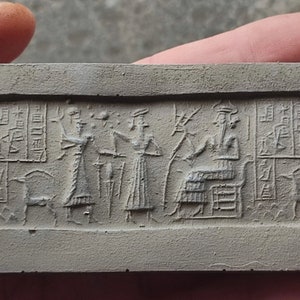 THE MOST CONTROVERSIAL Sumerian Seal Va 243 Impression : Showing the 13 ...