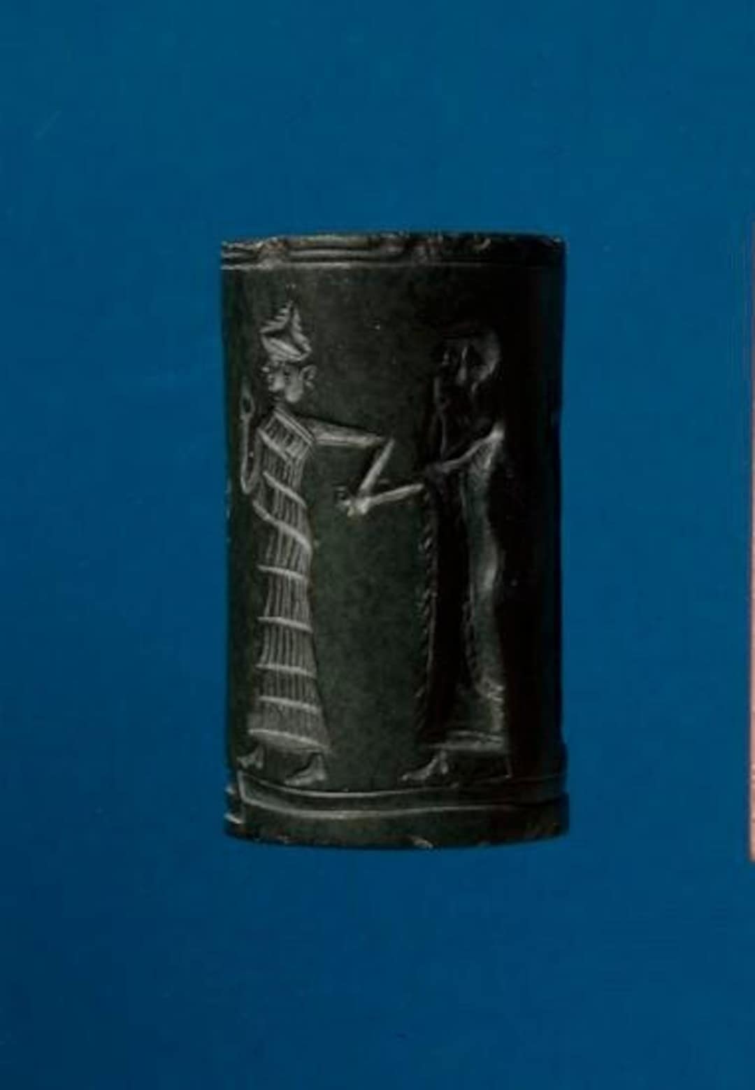 Hash-hamer Sumerian Cylinder Seal-third Dynasty of Ur, Babylon ( 2100 ...