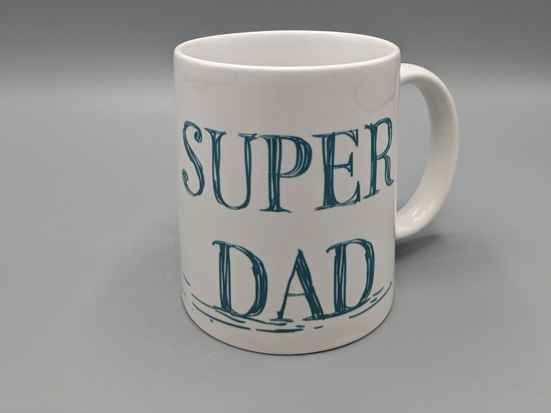 Super Dad Mug / Super Dad Mug - Etsy
