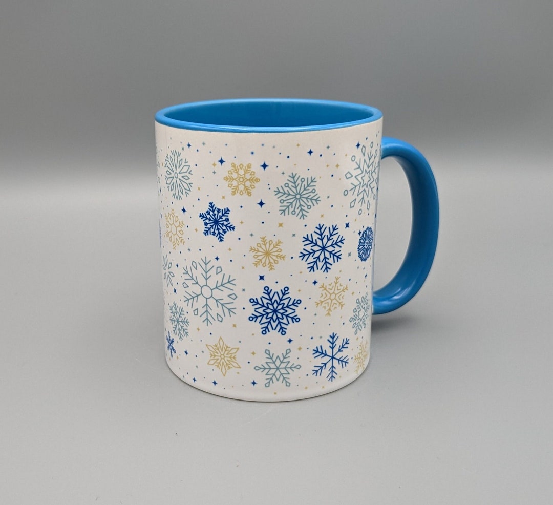 Christmas Mug/ Christmas Snow Design/ Holidays Mug/christmas Mug ...