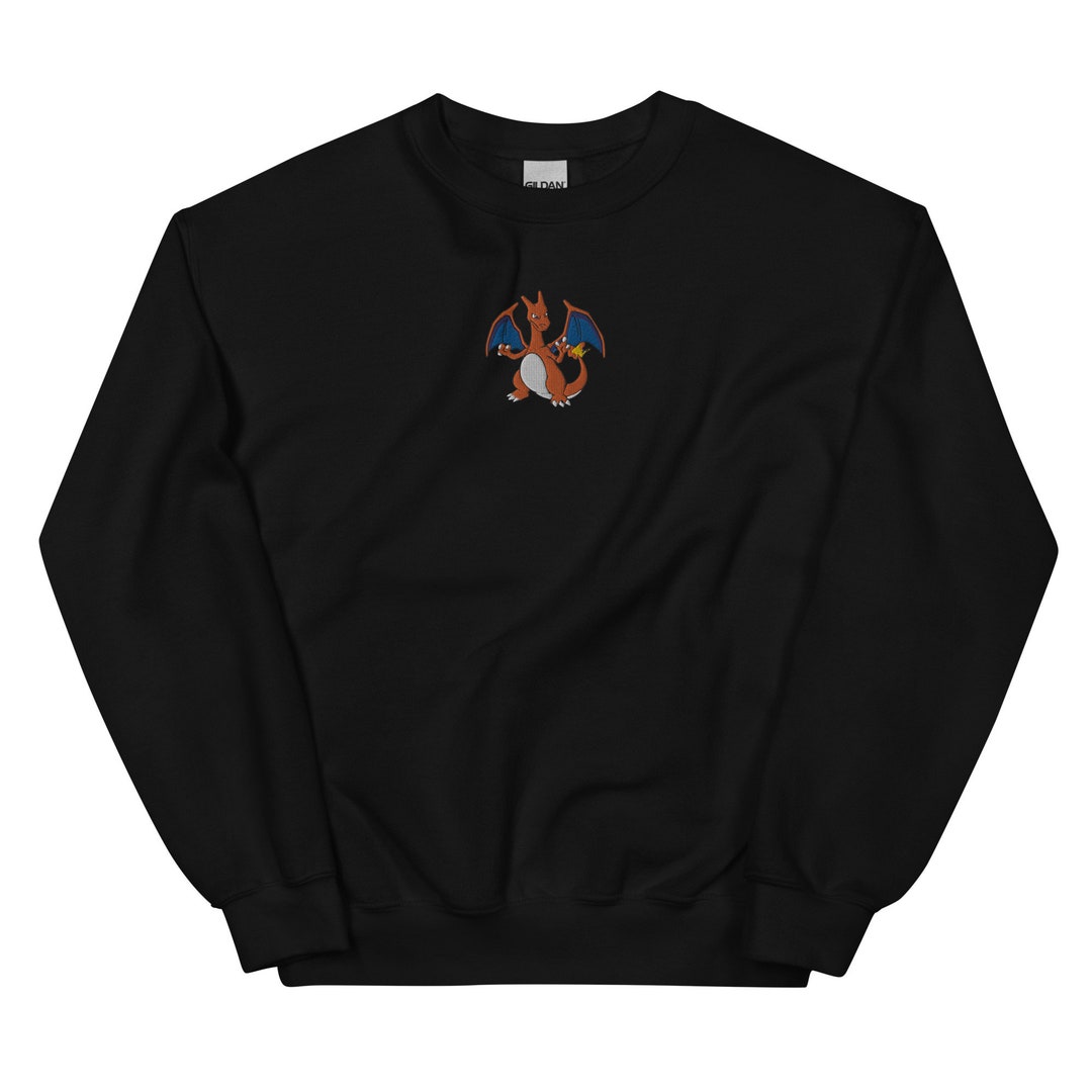 Charizard Pokemon Embroidered Unisex Sweatshirt - Etsy