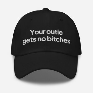Your Outie Gets No Bitches Embroidered Dad Hat Severance - Etsy
