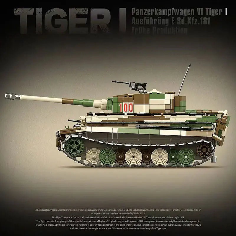 WW2 German Tiger I Heavy Tank Collectable Model - Etsy