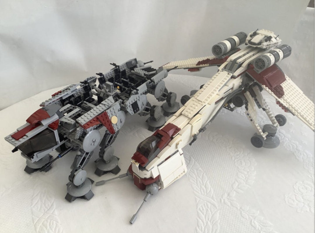 Genuine LEGO Star Wars: Republic Dropship With AT-OT Walker - Etsy