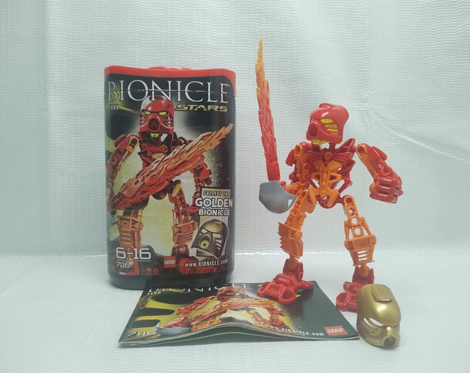 7116 - Lego Bionicle Stars - Tahu - Etsy