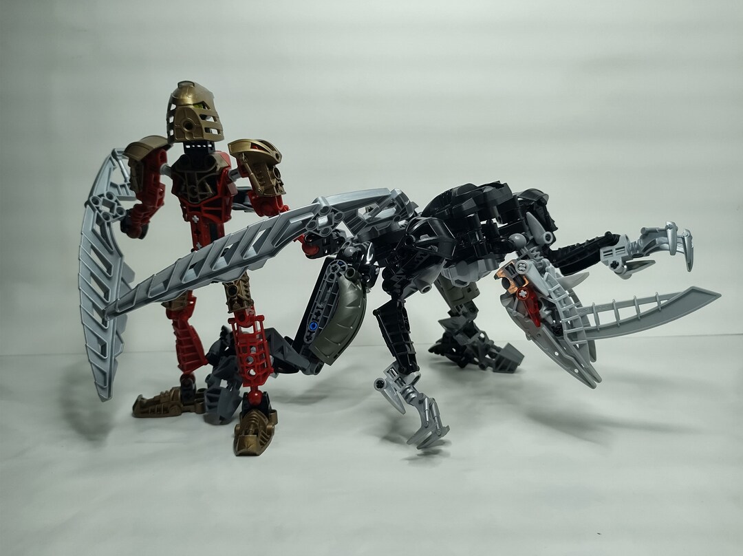 Lego Bionicle Toa Lhikan & Kikanalo 8811 - Etsy