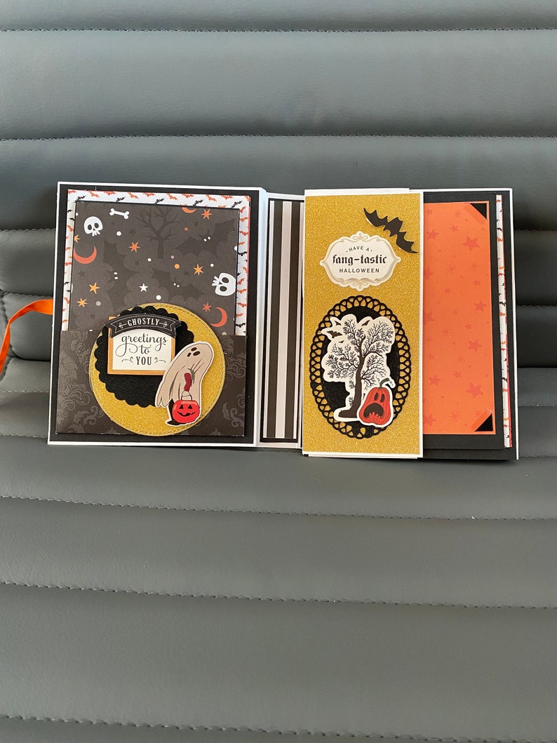 Halloween Photo Tri-fold Folio Album - Etsy
