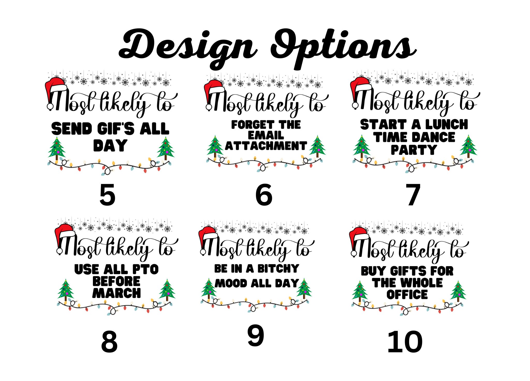 Most Likely to Office Christmas Shirts, Work Party Shirt Matching ...