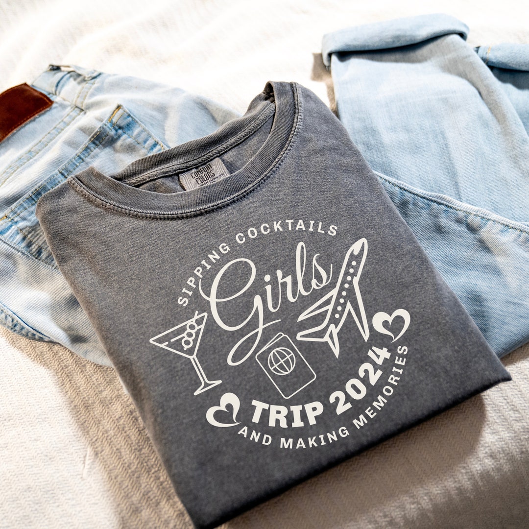Custom Girls Trip Cocktails Shirt 2024, Girls Weekend Shirt, Girls Night Out Shirt, Girls ...