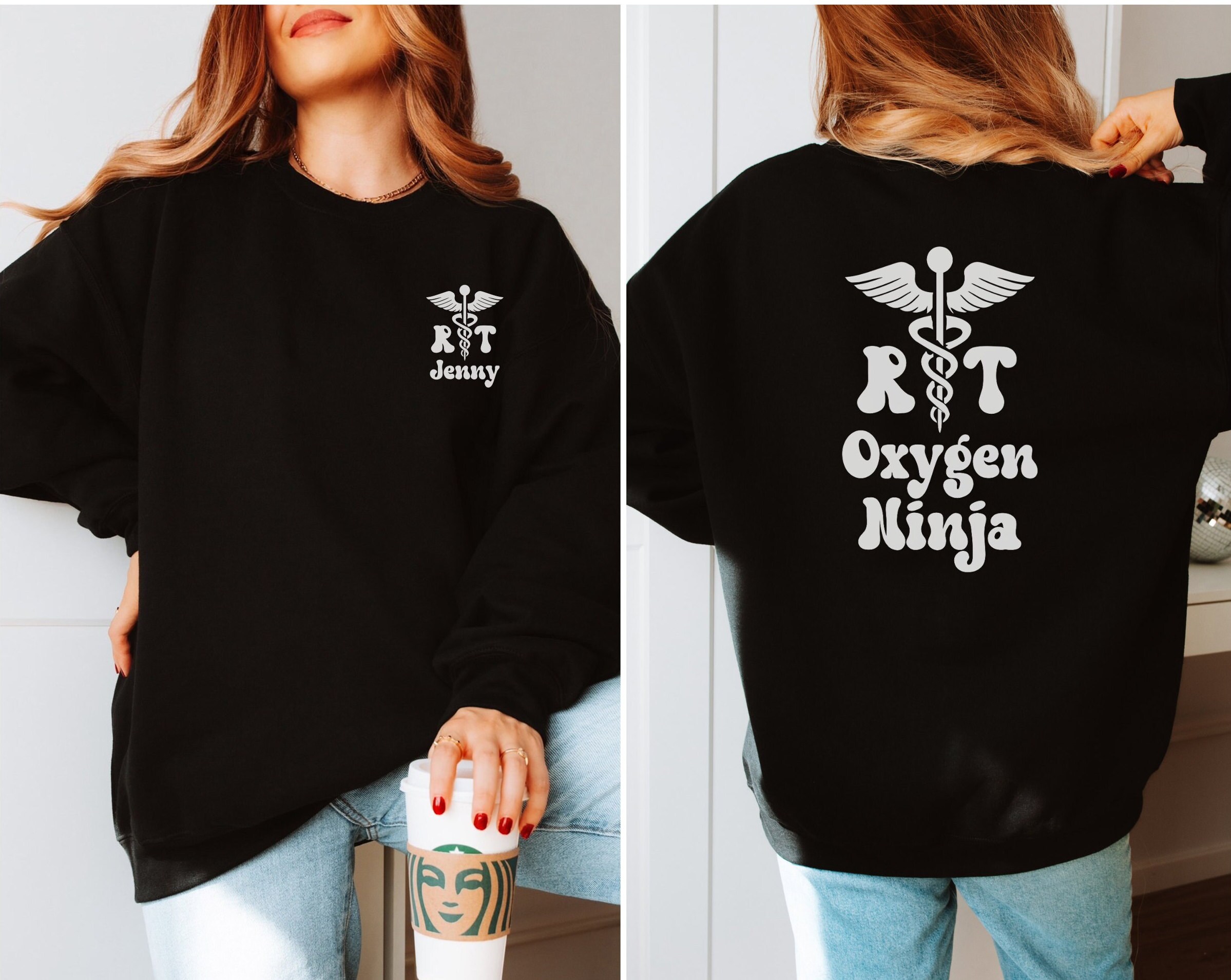 Personalized Respiratory Therapist Sweatshirt, Lung Therapist Sweater ...